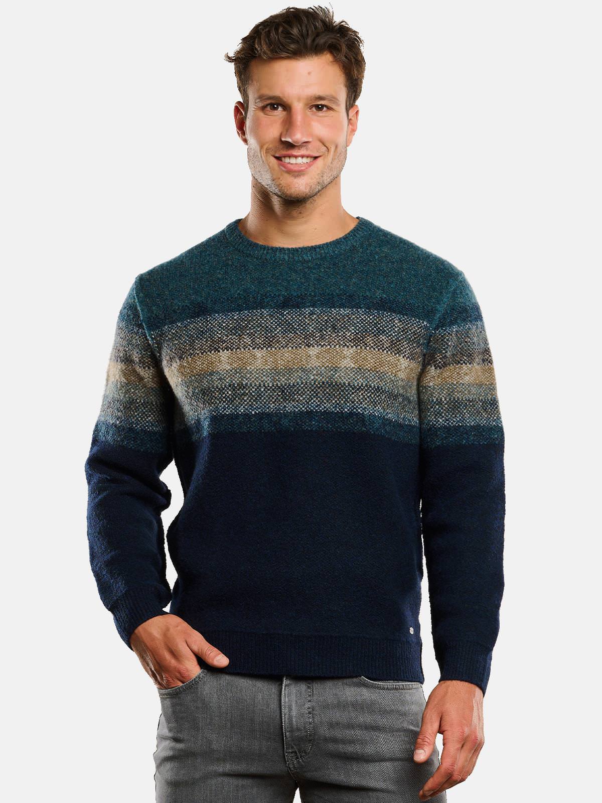 Herren engbers Pullover Rundhals in Saphirblau kaufen 33851 | engbers