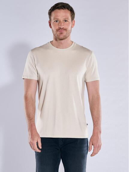Herren ENGBERS GERMANY T-Shirt aus Pima Baumwolle in Beige kaufen 37769 ...