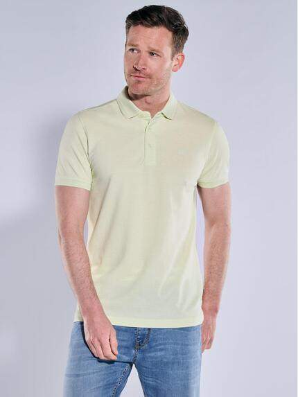 Herren ENGBERS GERMANY Polo-Shirt aus Pima-Baumwolle in Hellgelb kaufen ...