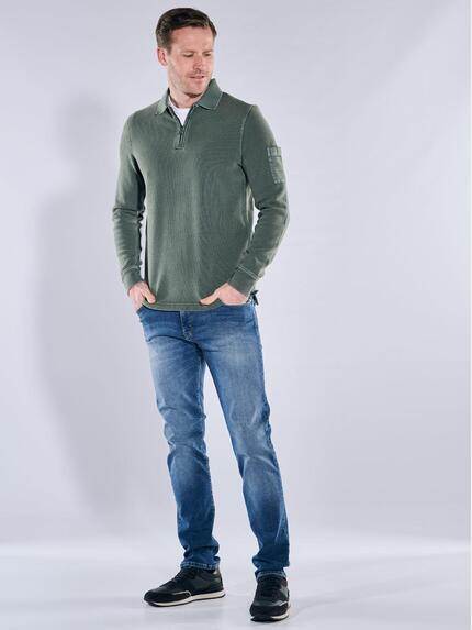 Herren engbers Rugby-Shirt in Dunkelgruen kaufen 39929 | engbers.com