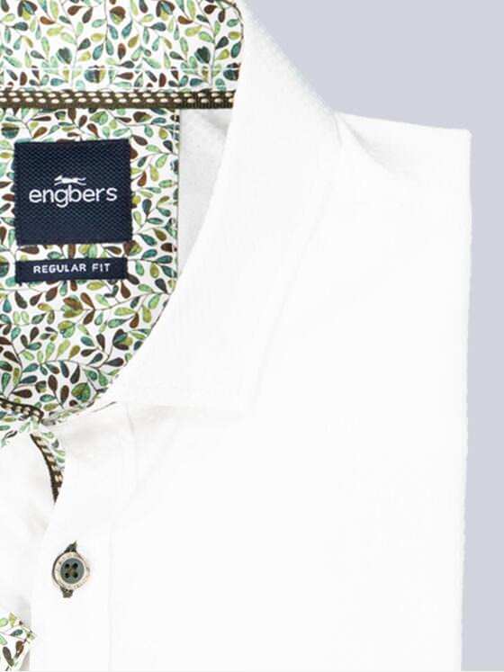 Herren engbers Kurzarm-Hemd uni in Weiß kaufen 39027 | engbers.com
