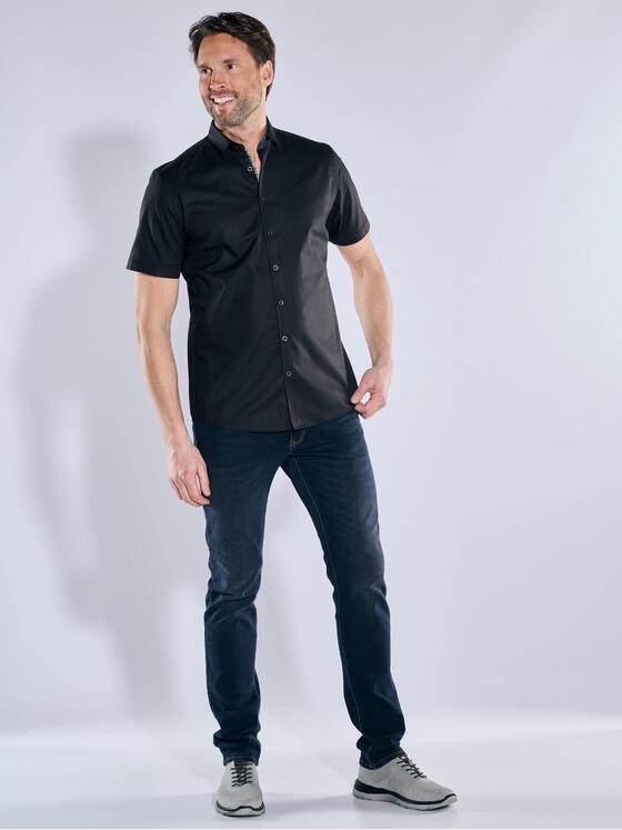 Herren engbers Kurzarm-Hemd "My Favorite" in Schwarz kaufen 38505 ...
