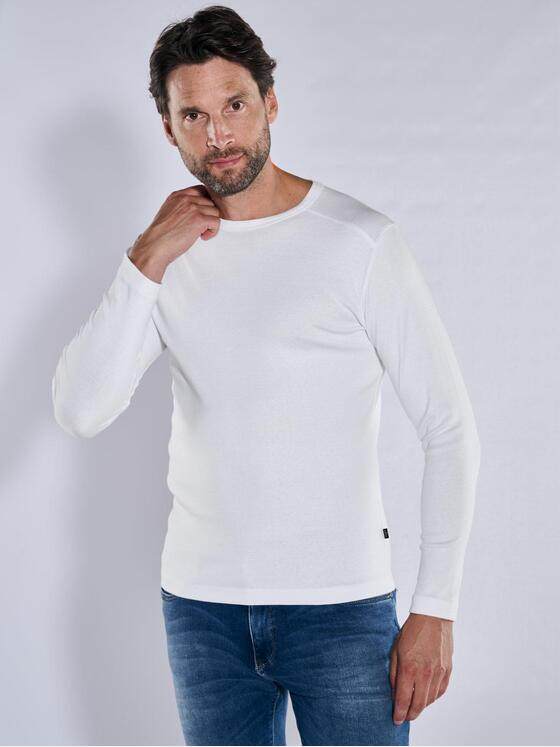 Herren engbers Langarm-Shirt "My Favorite" organic in Reinweiss kaufen ...