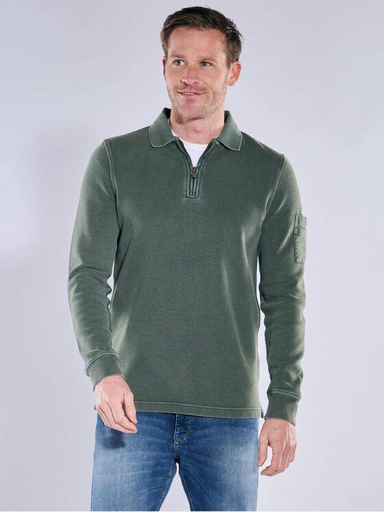 Herren engbers Rugby-Shirt in Dunkelgruen kaufen 39929 | engbers.com