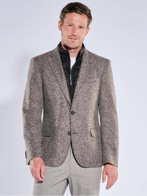 Herren ENGBERS GERMANY Sakko mit heraustrennbarem Inlet in Dunkelbraun ...