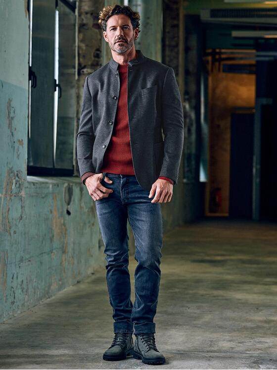 Herren emilio adani Freizeit-Sakko slim fit in Anthrazit kaufen 39897 ...