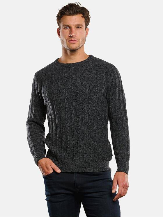 Herren ENGBERS GERMANY Pullover mit Kaschmiranteil in Anthrazit kaufen ...