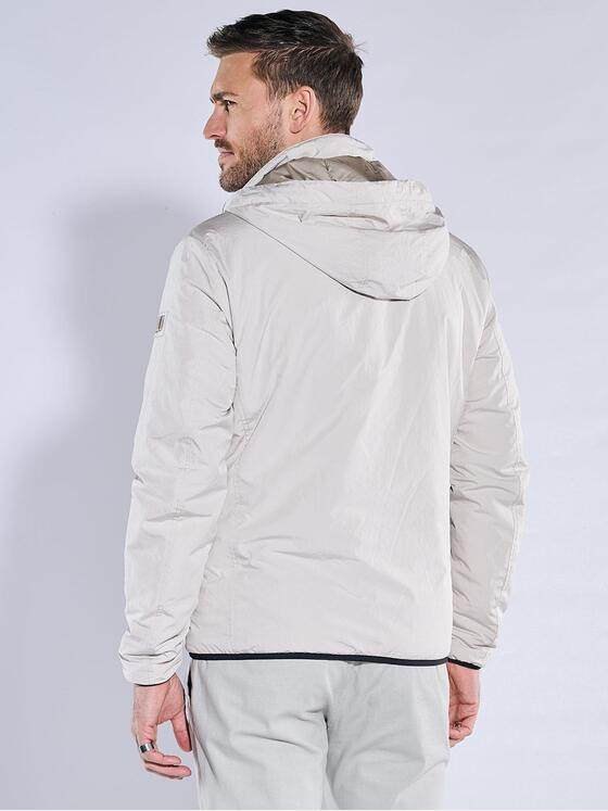Spannende Herren Jacke Weiss Ebenbild