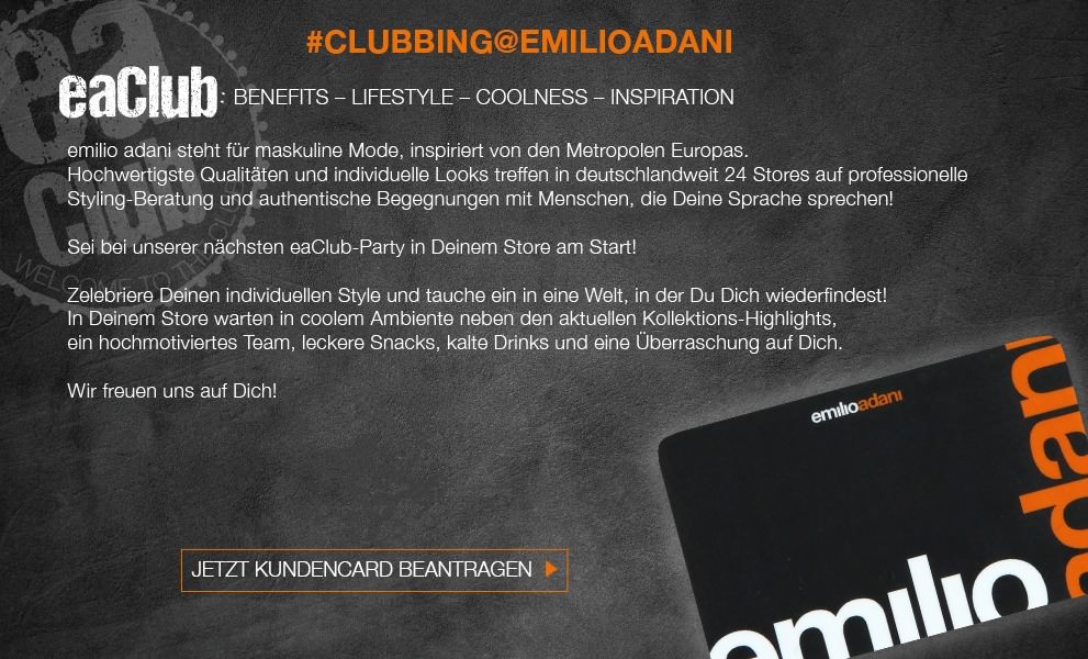 emilio adani card | emilioadani.com